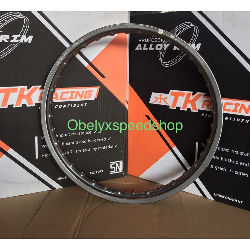 Jual Velg Tk racing/Tk Japan 140-17 Titanium | Shopee Indonesia