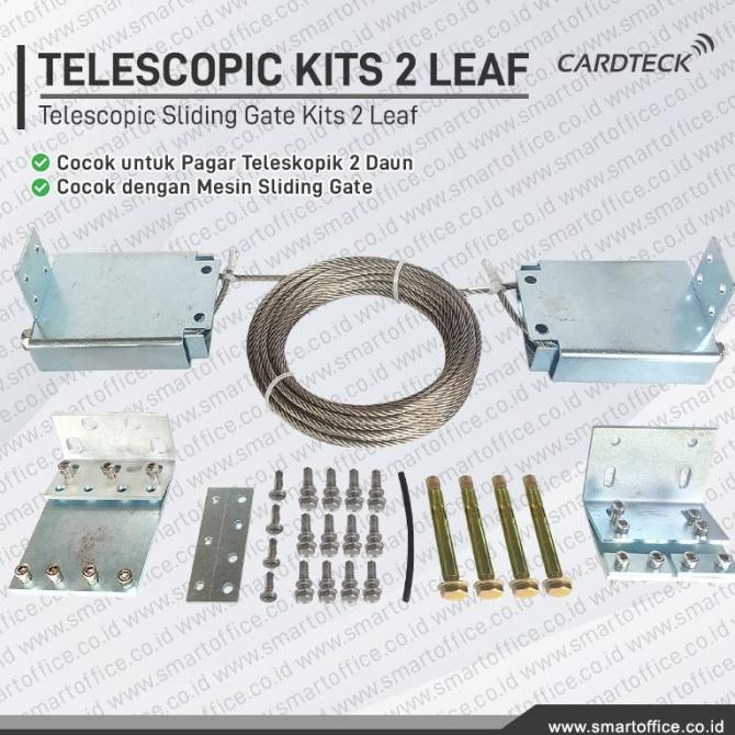 Jual Telescopic Sliding Gate Kits 2 Leaf Automatic Sliding Gate Opener ...