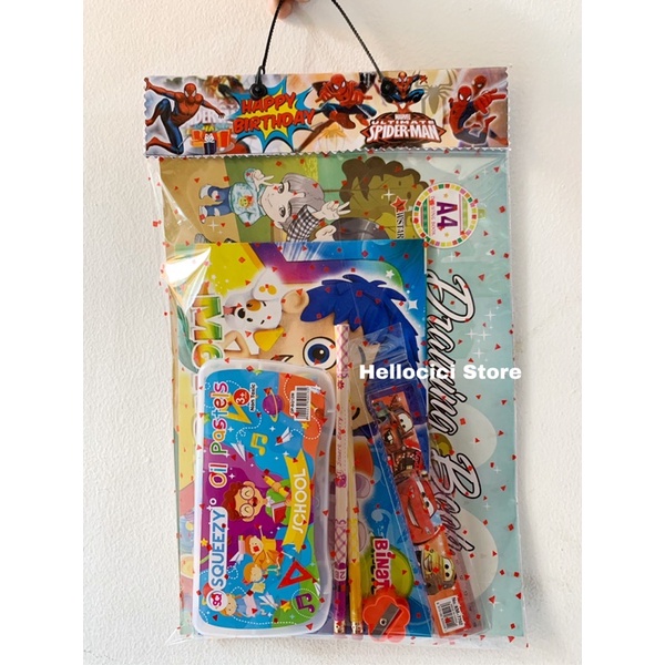 Jual PARCEL ATK SET KEMASAN NEMTEK NAME KEMASAN ULTAH | Shopee Indonesia