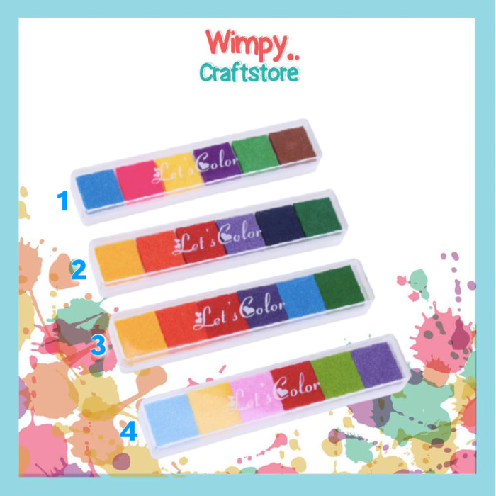Jual Bantalan Tinta Stampel Cap Stempel Dekorasi Scrapbook Bahan Craft ...