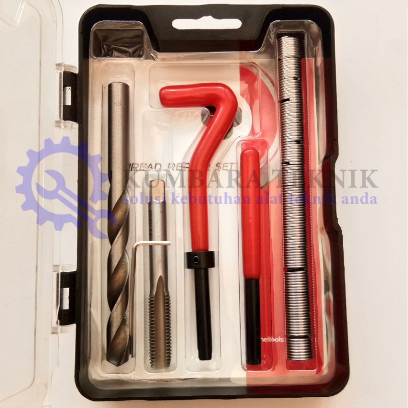 Jual THREAD REPAIR KIT SET RECOIL HELICOIL M10 x 1.5 ALAT PERBAIKAN ...