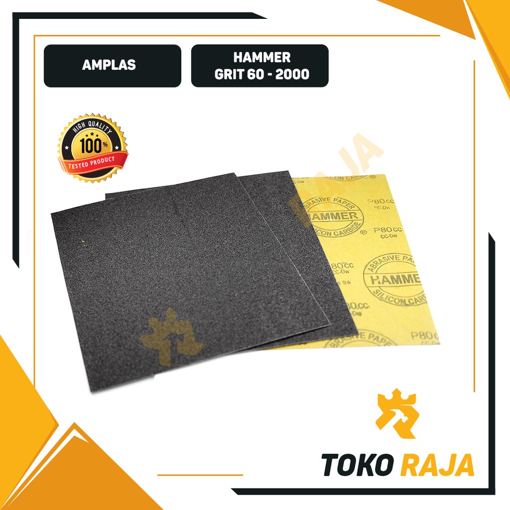 Jual Amplas Duco Hammer No. 60, 80, 100, 120, 150, 180, 220-2000 ...