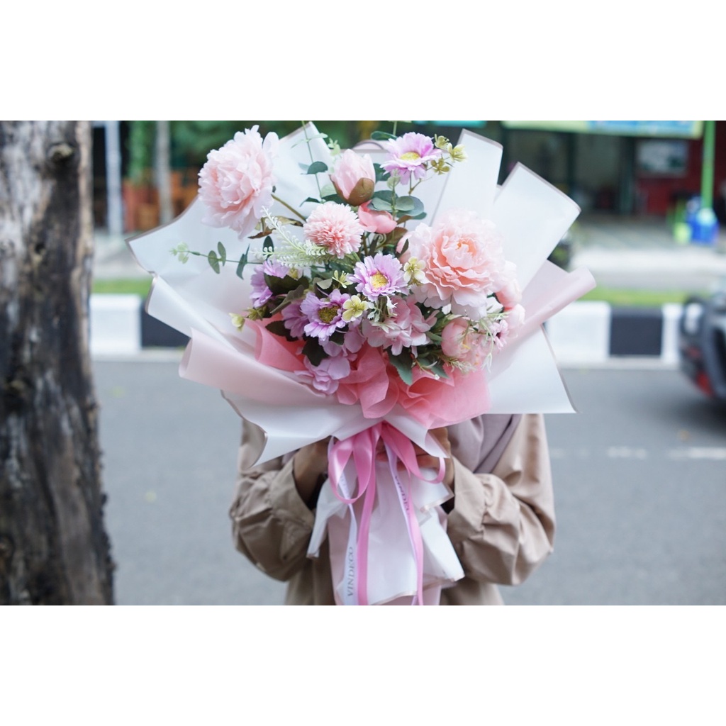 Jual Bouquet Artificial Flower / Buket Bunga Artificial Termurah ...