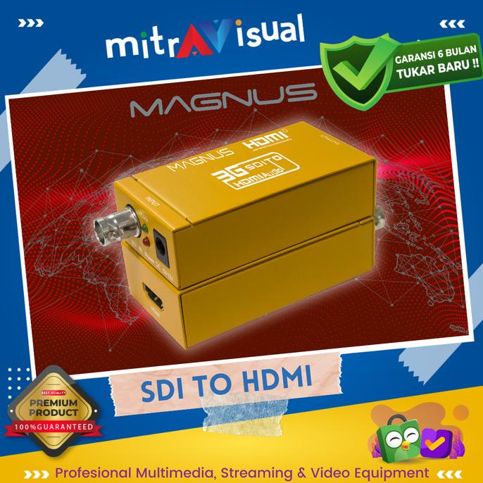 Jual MAGNUS SDI to HDMI Converter 1080p | Shopee Indonesia