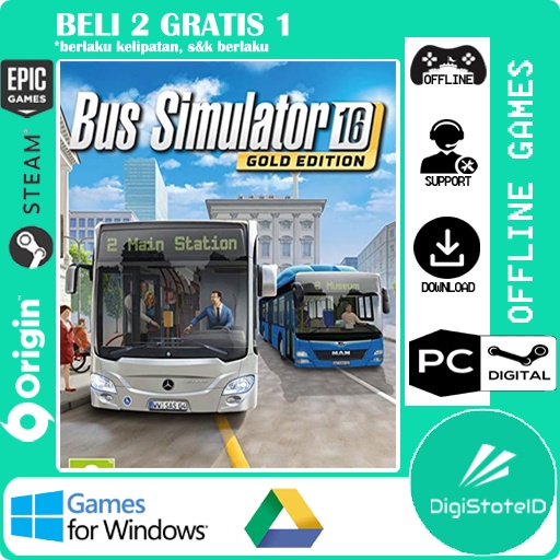 Jual Bus Simulator 16 Gold Edition - Game PC | Shopee Indonesia