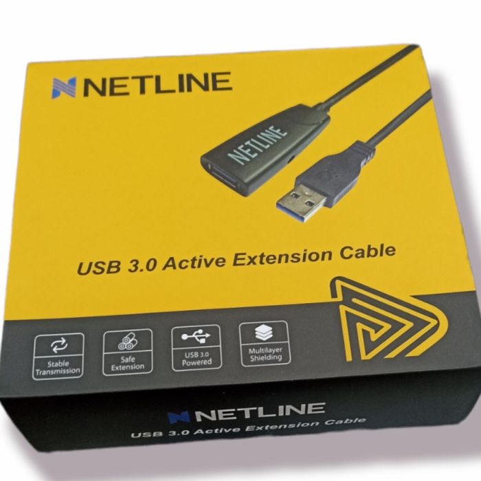 Jual NETLINE Kabel USB 3.0 Extension 5 m 10 m 15 m 20 meter | Shopee ...