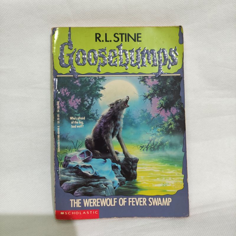 Jual goosebumps R.L.Stine - the werewolf of fever swamp (english ...