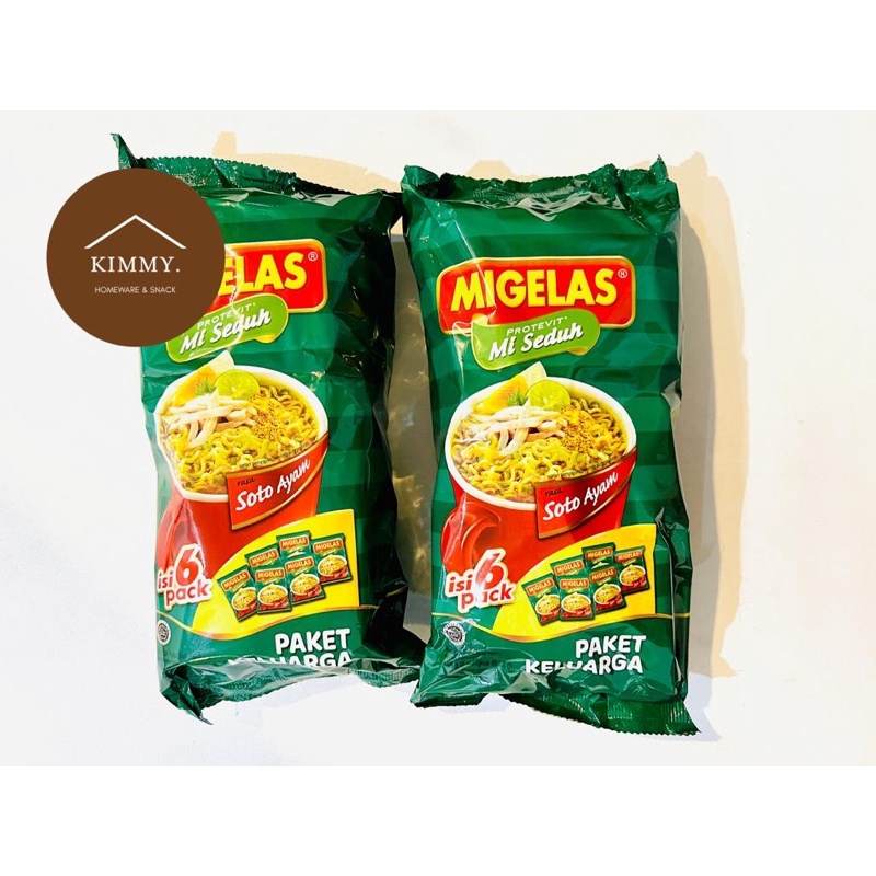 Jual MIGELAS PAKET KELUARGA 1 PACK ISI 6 SEMUA RASA / MIE GELAS PAKET ...