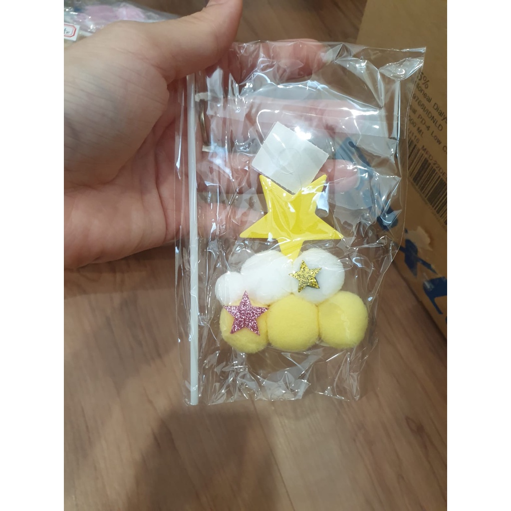 Jual Cake Topper Pom Awan&Bintang - Dekorasi Kue Ulang Tahun | Shopee ...
