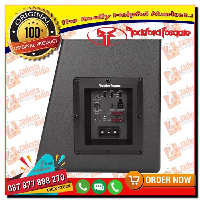 Jual SUBWOOFER AKTIF BUILT IN AMPLIFIER ROCKFORD P300 10 INCH | Shopee ...