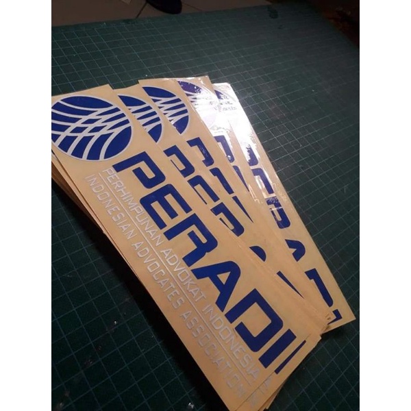 Jual stiker cutting PERADI logo baru | Shopee Indonesia