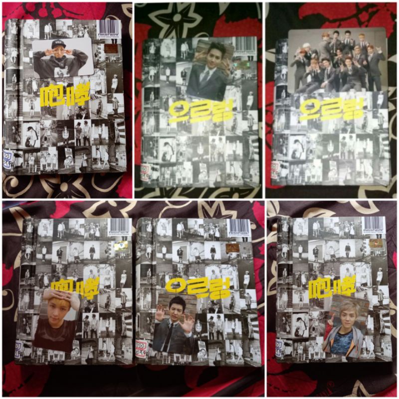 Jual Official Album Exo growl Sealed / xoxo repackage album, fullset ...