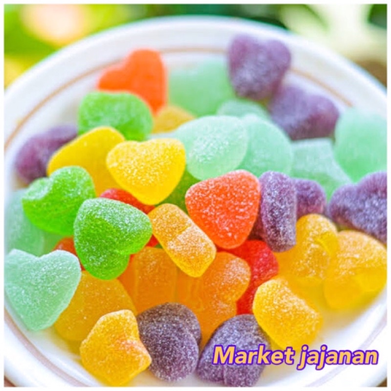 Jual Permen Kenyal Jelly Malaysia Jeli Aneka Rasa Buah Kiloan Paking ...