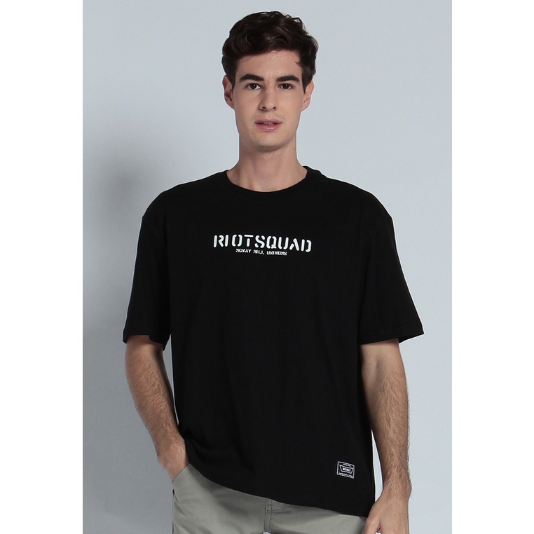 Jual Kaos Pria Oblong Hitam Simple Lengan Pendek Full Cotton Katun ...