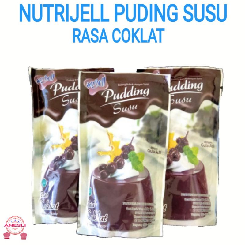Jual Nutrijell puding susu rasa coklat | Shopee Indonesia