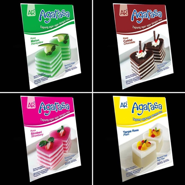 Jual AGAR RASA tepung agar - agar [isi 6 sachet] | Shopee Indonesia