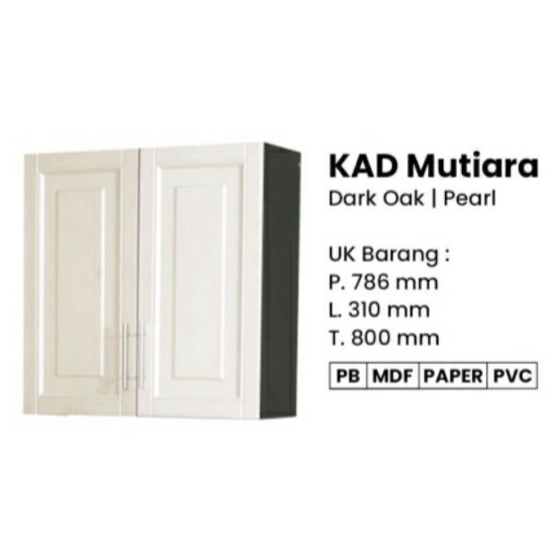 Jual kitchen set olympic KAD KBD MUTIARA lemari dapur lemari makan rak ...