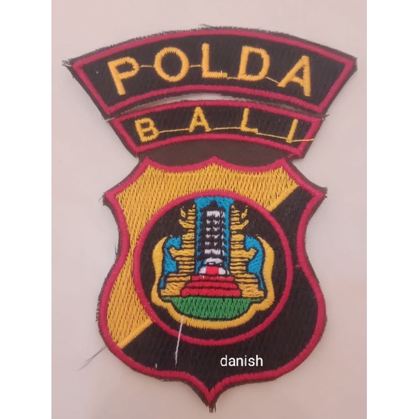 Jual bet bordir polda BALI.( minimal 5 biji) | Shopee Indonesia