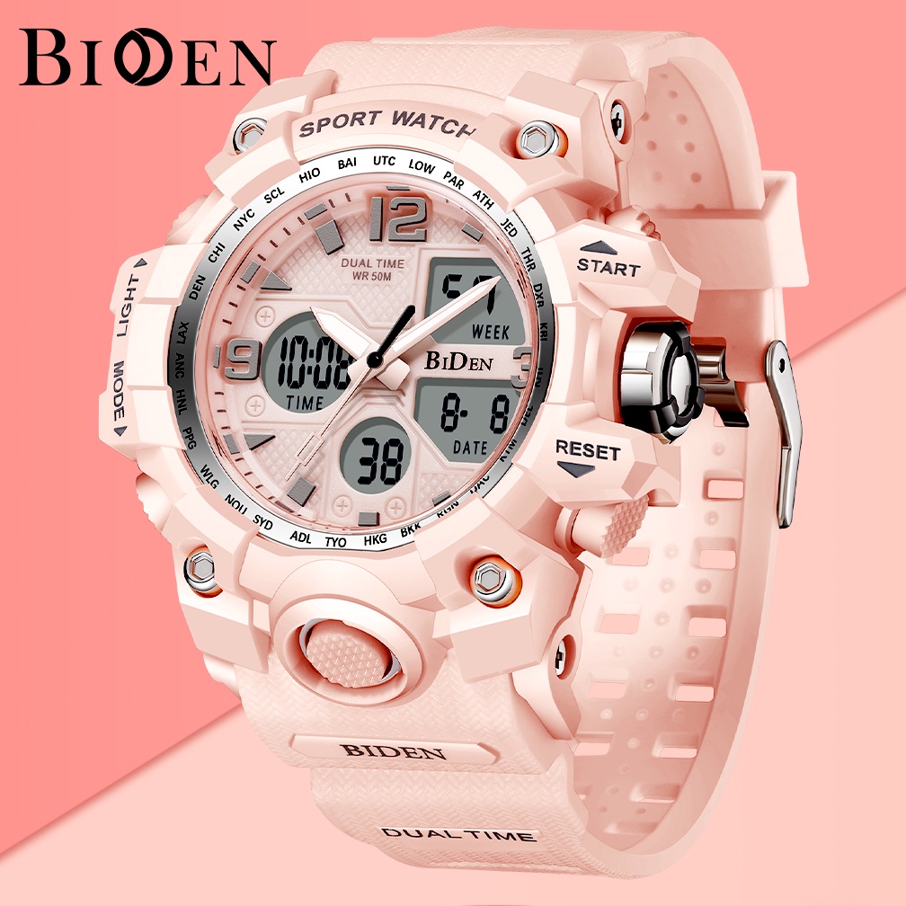 Jual BIDEN Jam Tangan Wanita Original Anti Air Multifungsi Olahraga ...