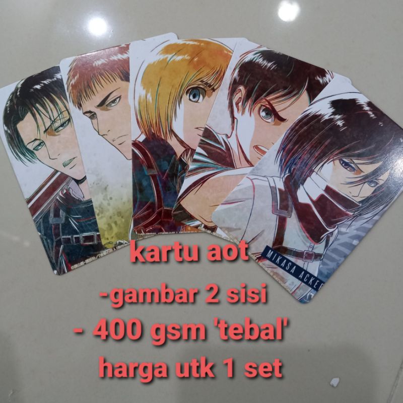 Jual photocard attack on titan/aot/shingeki no kyoujin | Shopee Indonesia