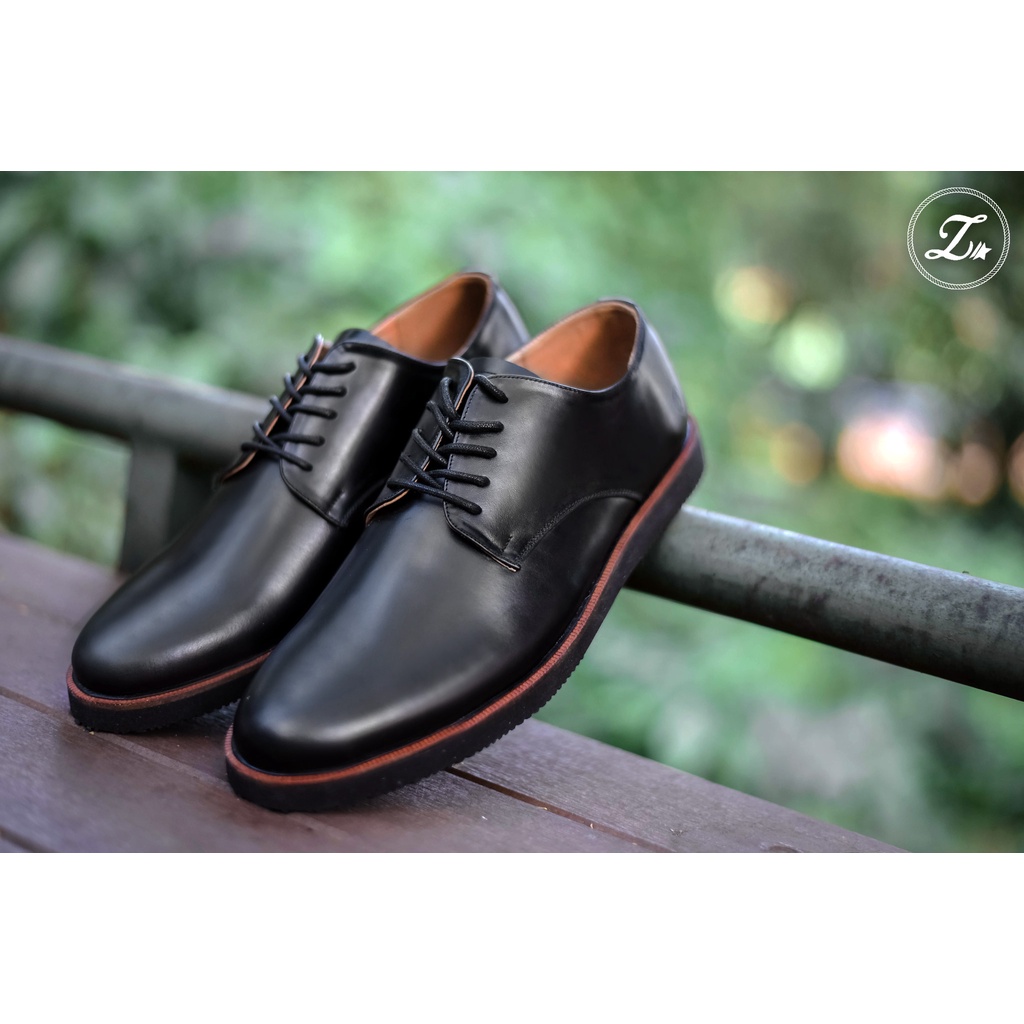 Jual Sepatu Pria Formal Casual Kulit Asli Keren Original Derby Footstep ...