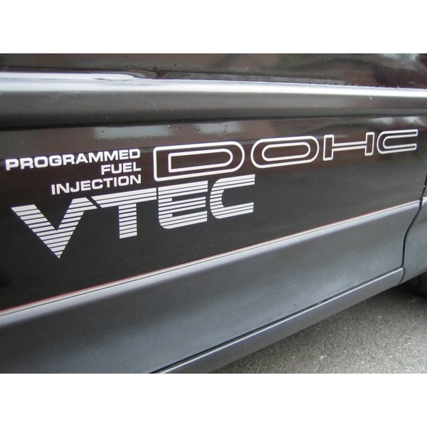 Jual Stiker Mobil Honda DOHC VTEC Programmed Fuel Injection - Car Decal ...