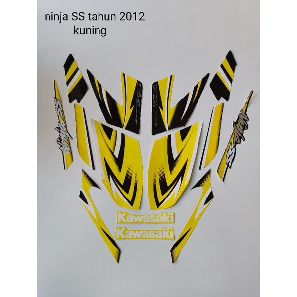 Jual STIKER STRIPING NINJA SS 2012 KUNING | Shopee Indonesia