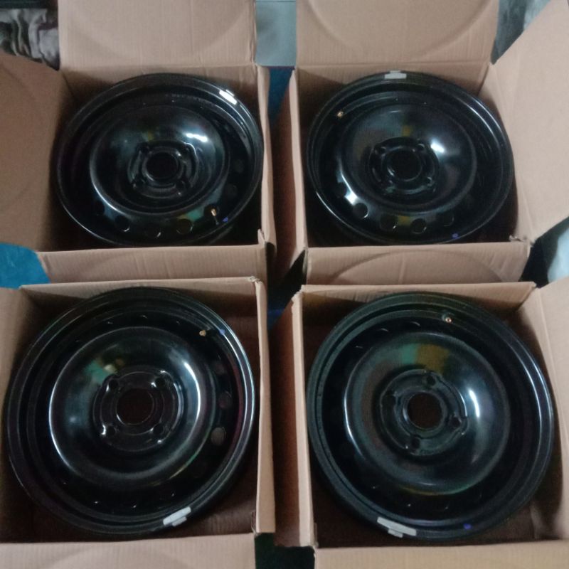 Jual 4pcs Velg kaleng Wuling R15 4x114.3 Avanza Kijang Carry Grand livina 120ss Futura ...