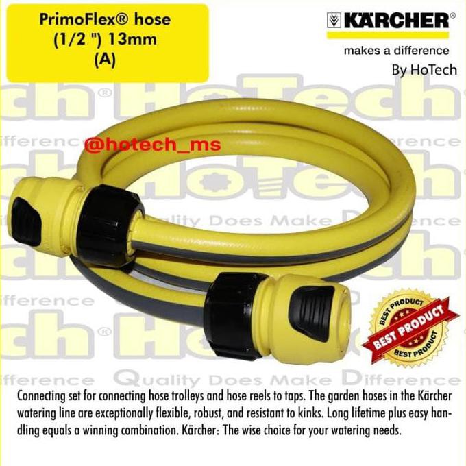 Jual Selang Air 1/2" Primoflex Hose Set 6M & Universal Hose Coupling ...