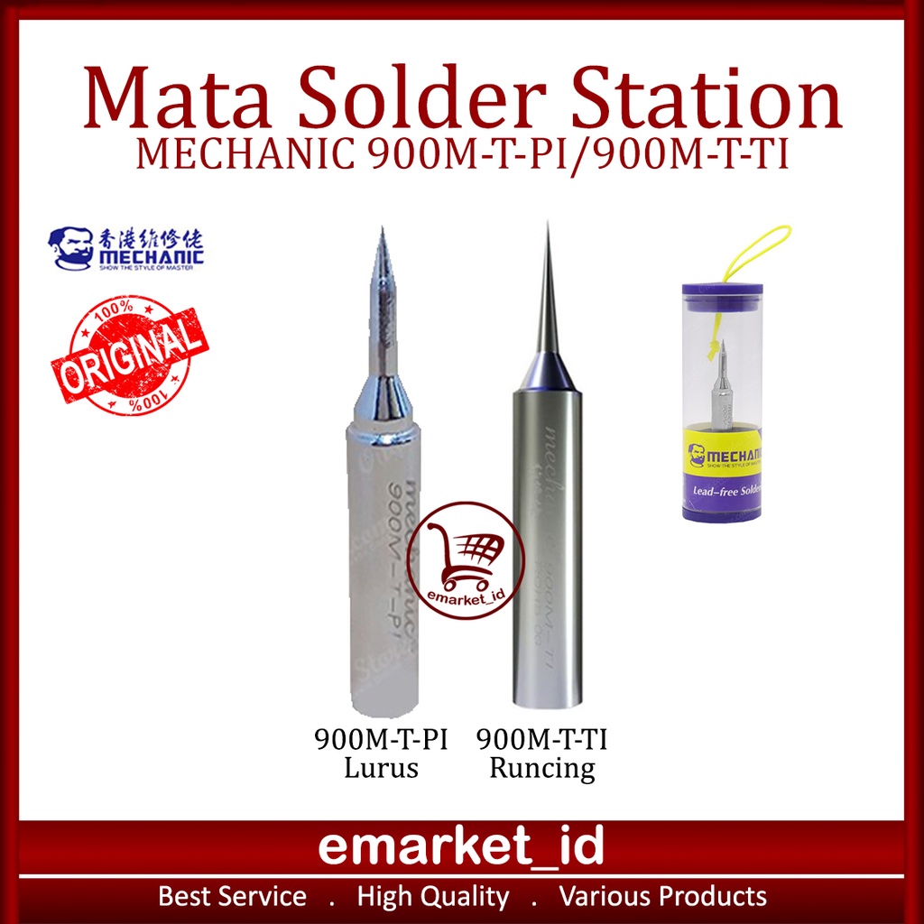 Jual Mata Solder Station MECHANIC 900M-T-PI 900M-T-TI ORIGINAL / Super ...