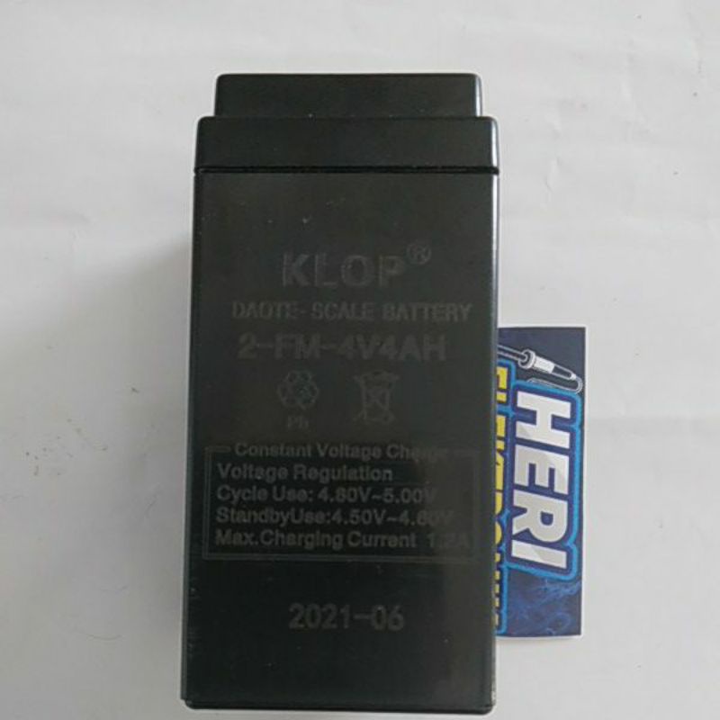Jual BATTERY 2-FM-4v4AH klop | Shopee Indonesia