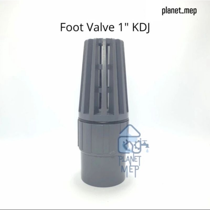 Jual KDJ Foot Valve 1" PVC / Foot Klep / Tusen Klep | Shopee Indonesia