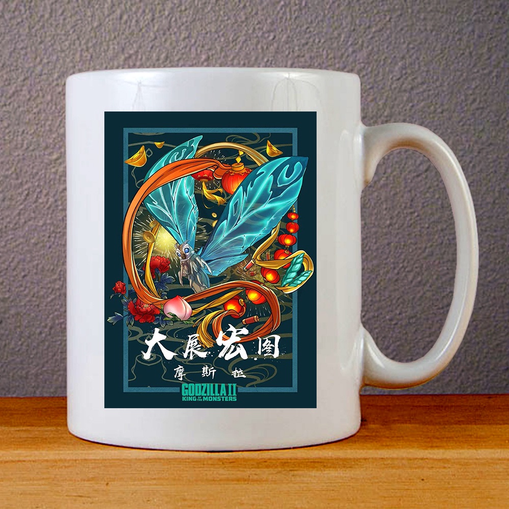 Jual Mug Keramik - Mothra Godzilla King of Monsters Art | Shopee Indonesia