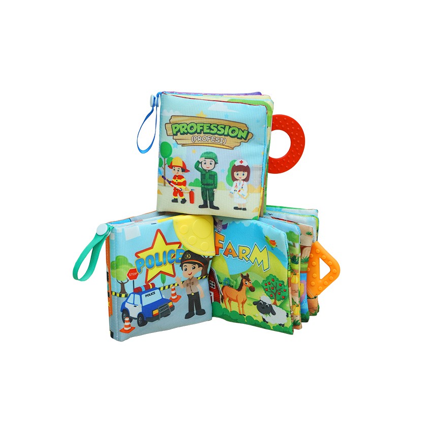 Jual LITTLE FRIENDS Soft Book Teether / Mainan Edukasi Bayi | Shopee ...