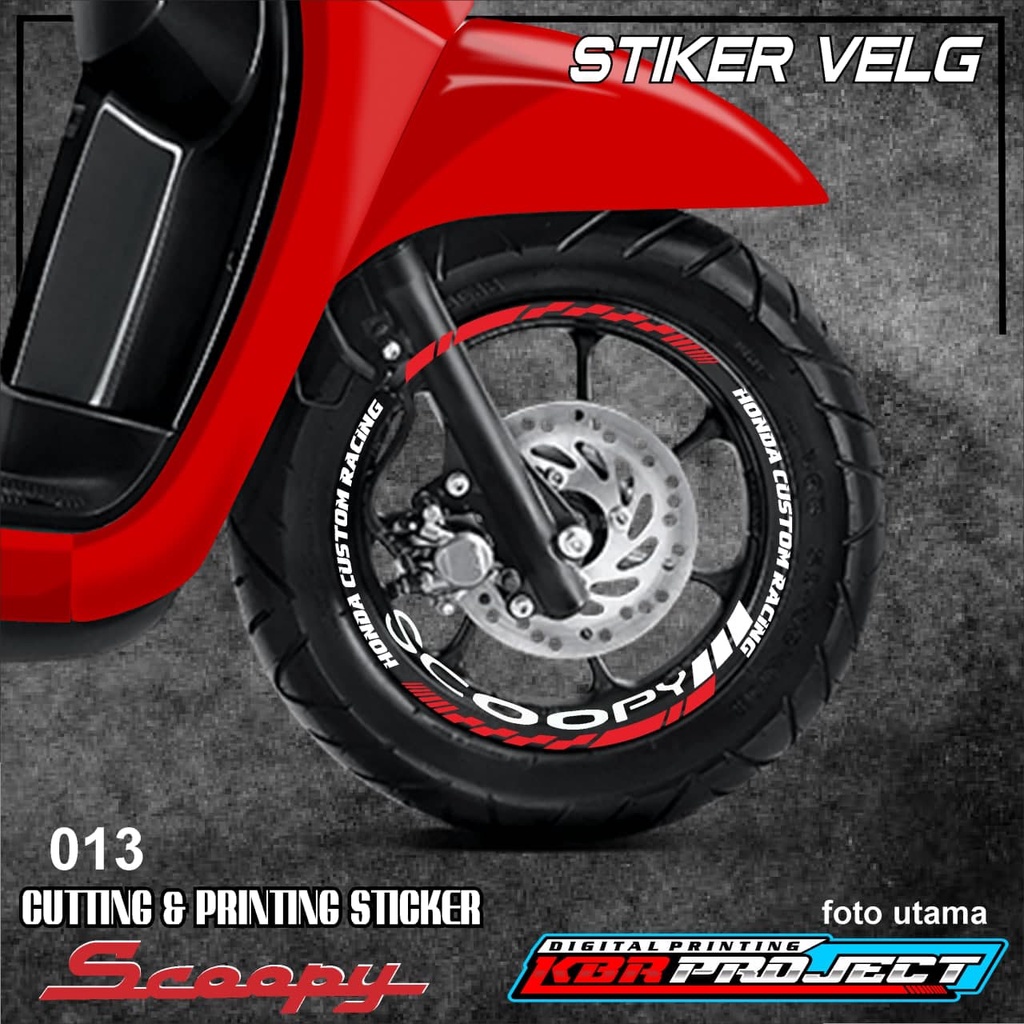 Jual Stiker Velg SCOOPY - Stikter Velg Variasi List Honda SCOOPY 013 ...