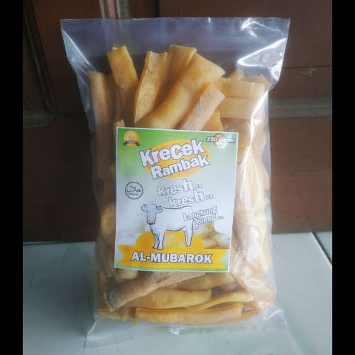 Jual Krecek Rambak Kulit Sapi Krupuk Kulit Sapi Mentah 250 Gr Stik