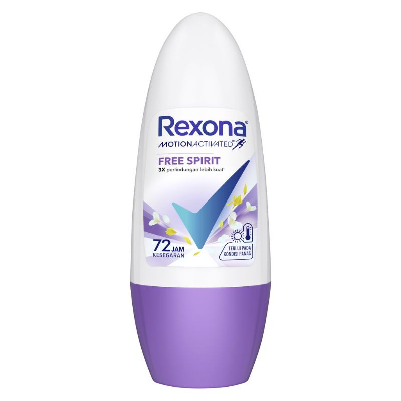 Jual Rexona Women Free Spirit Deodorant Roll On [45 mL] | Shopee Indonesia