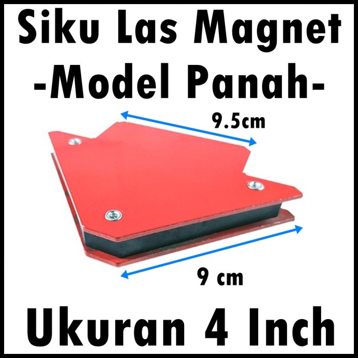 Jual Siku Las Magnet Model Panah Magnetic Welding Holder Ukuran 4 Inch ...