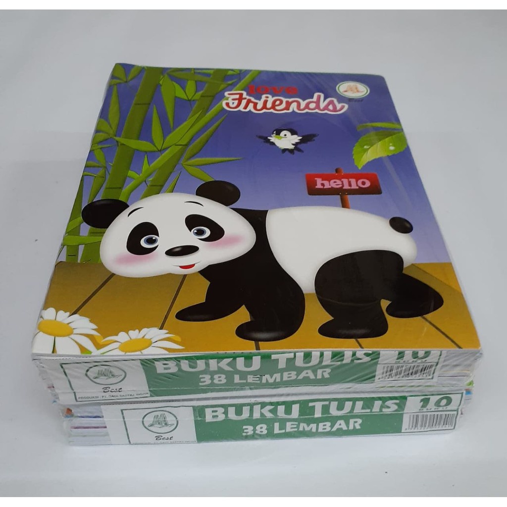 Jual BUKU TULIS AA 10 BUKU ISI 38 LEMBAR | Shopee Indonesia