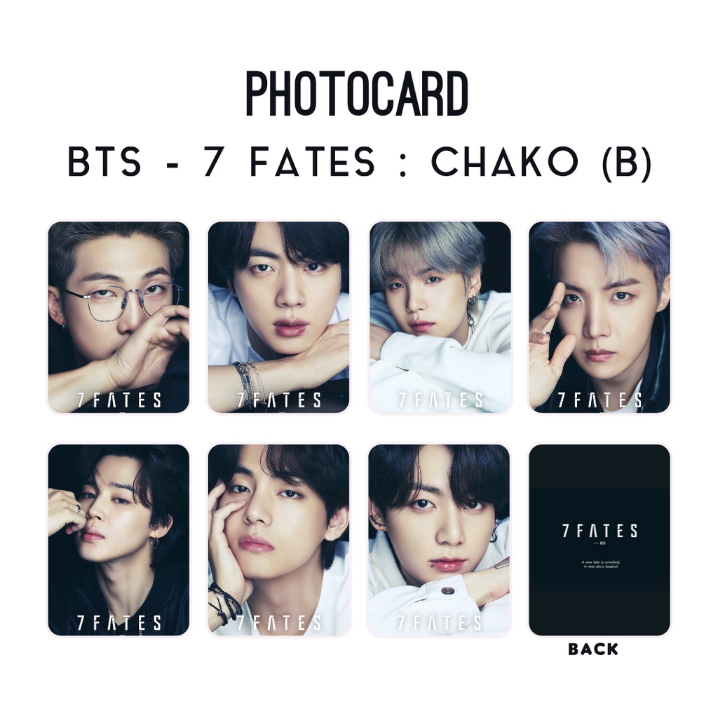 Jual *FREE CARD SLEEVE* Photocaed BTS - 7 Fates : Chako (B) | Shopee ...