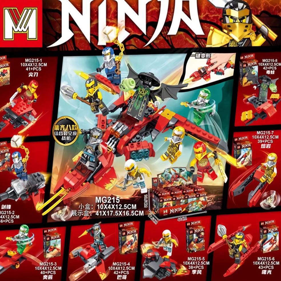 Jual Lego Ninjago Minifigure Hero Ninja Jay Kai Zane Cole Nya Garmadon ...