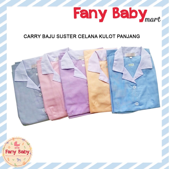 Jual CARRY BAJU SUSTER KERAH PUTIH LENGAN PENDEK CELANA PANJANG ...