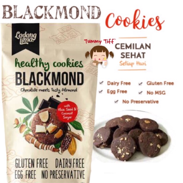 Jual Ladang lima Blackmond Pumberry Blackthin CheeseThins Cookies ...