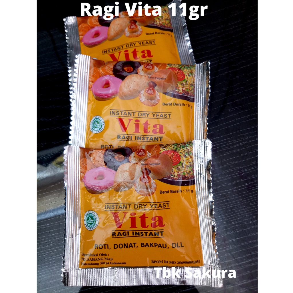 Jual Ragi Vita 11gr (1pcs) / Ragi Sachet | Shopee Indonesia