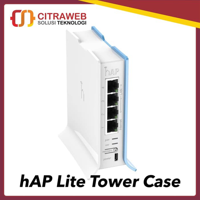 Jual Mikrotik Router Wireless Wifi RB941-2nD-TC hAP Lite Tower Case RB ...
