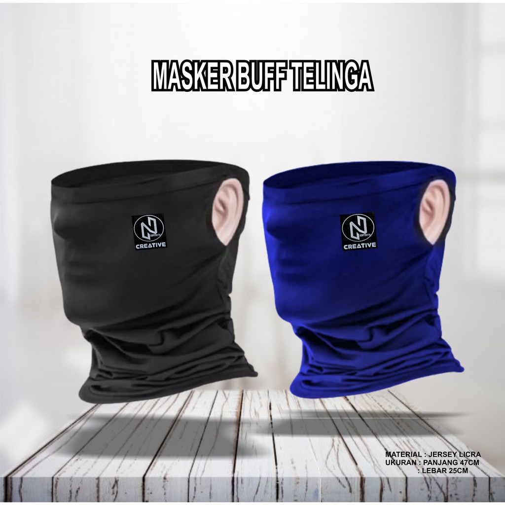 Jual Masker Buff/Baff Pengendara Lubang Telinga Berkualitas | Shopee ...