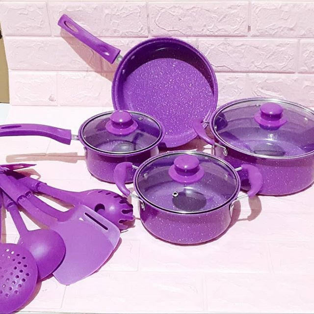 Jual Panci Cookware 13 Set All In One Anti Lengket Stainless Steel ...