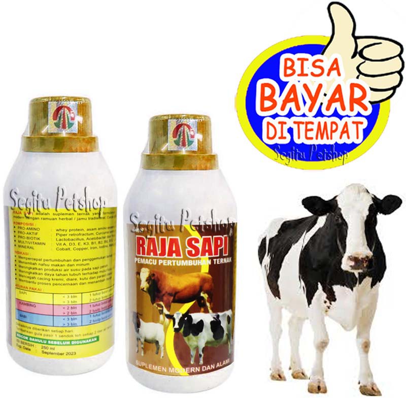Jual VITAMIN GEMUK SAPI KAMBING PENAMBAH NAFSU MAKAN RAJA SAPI | Shopee ...