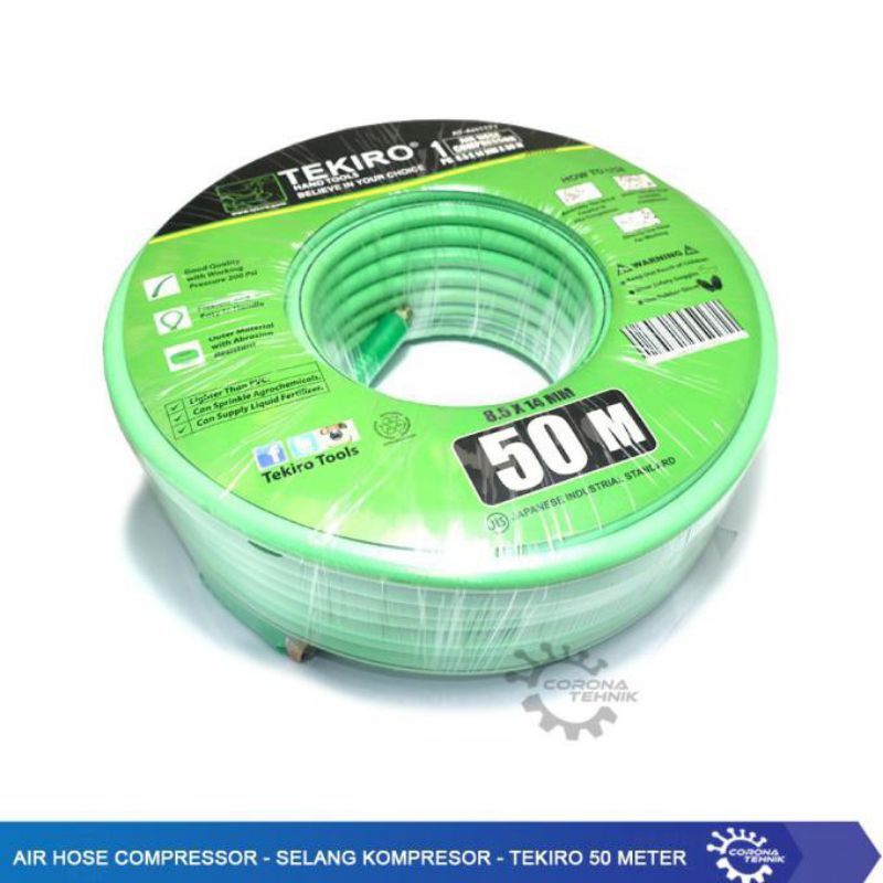 Jual Selang kompresor 50 meter tekiro 8.5 x 14 mm selang tekanan tinggi ...