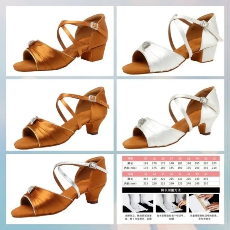 Jual Sepatu dansa Dance Sepatu Line Dance and Belly Dance Salsa Latin ...